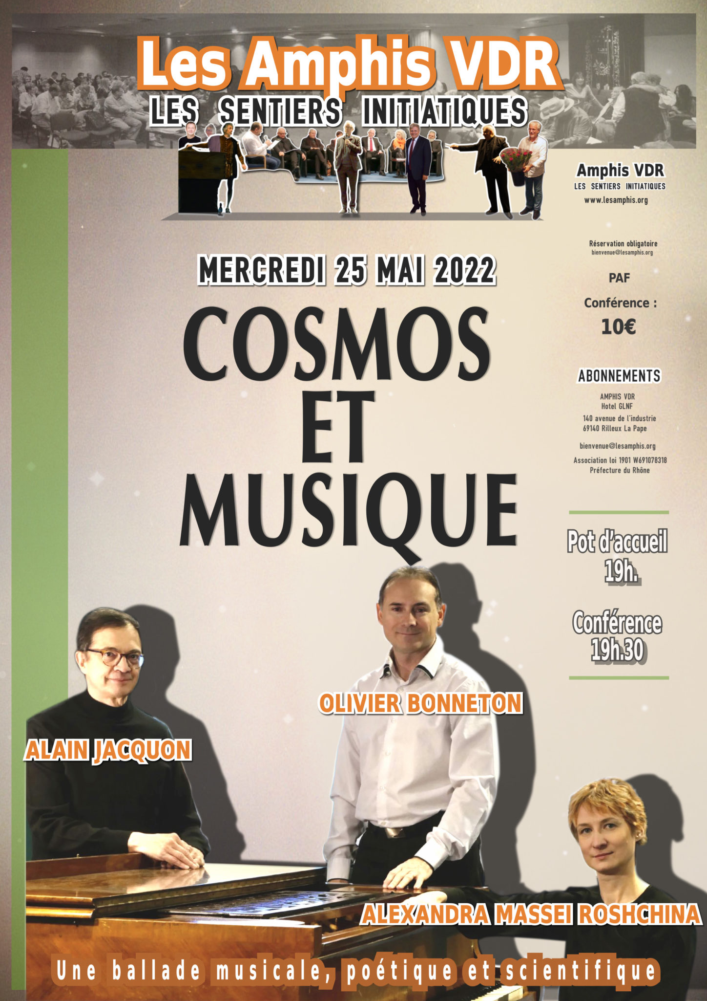 Le Mercredi 25 Mai 2022 – Les Amphis